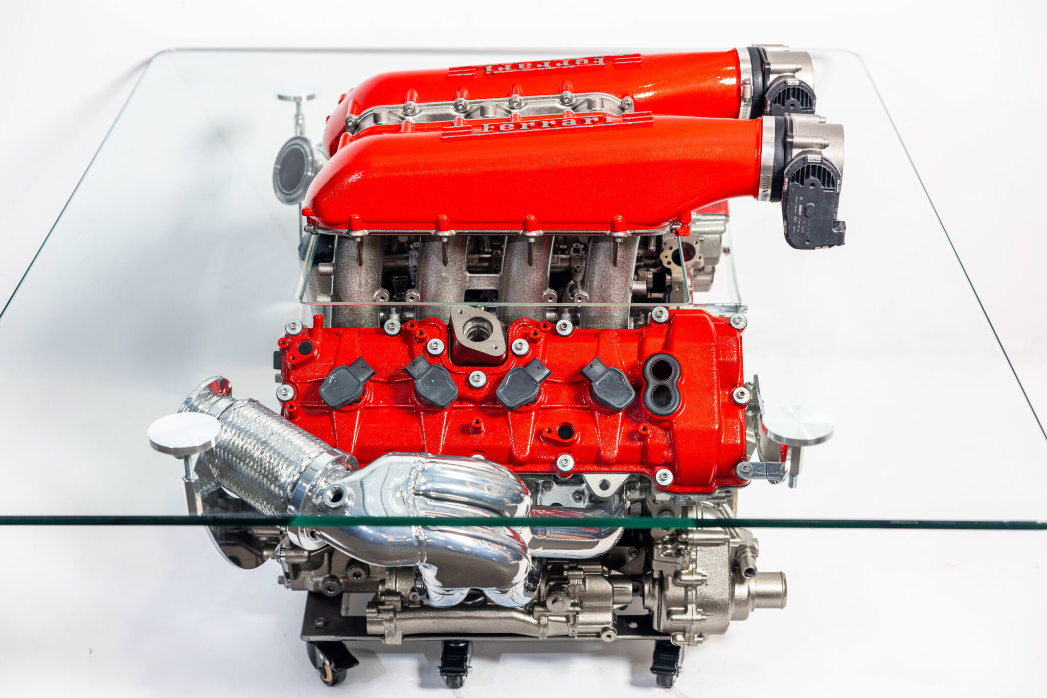 There's A Ferrari 458 Italia V8 Engine Coffee Table For Sale