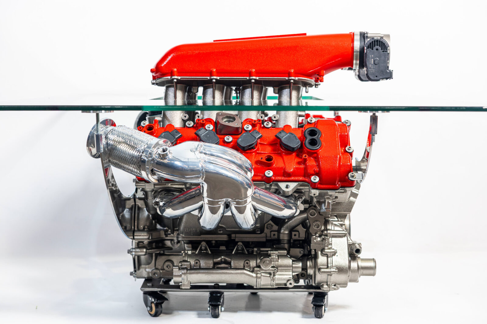 There's A Ferrari 458 Italia V8 Engine Coffee Table For Sale