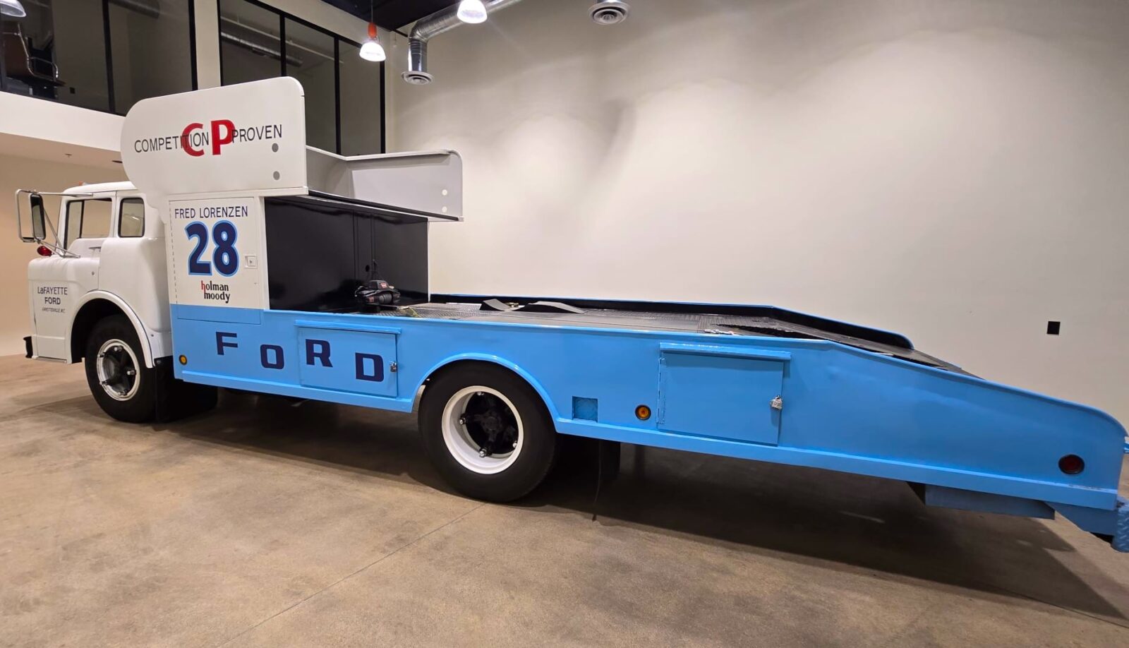 There's A Vintage 1972 Ford C700 Race Car Hauler For Sale