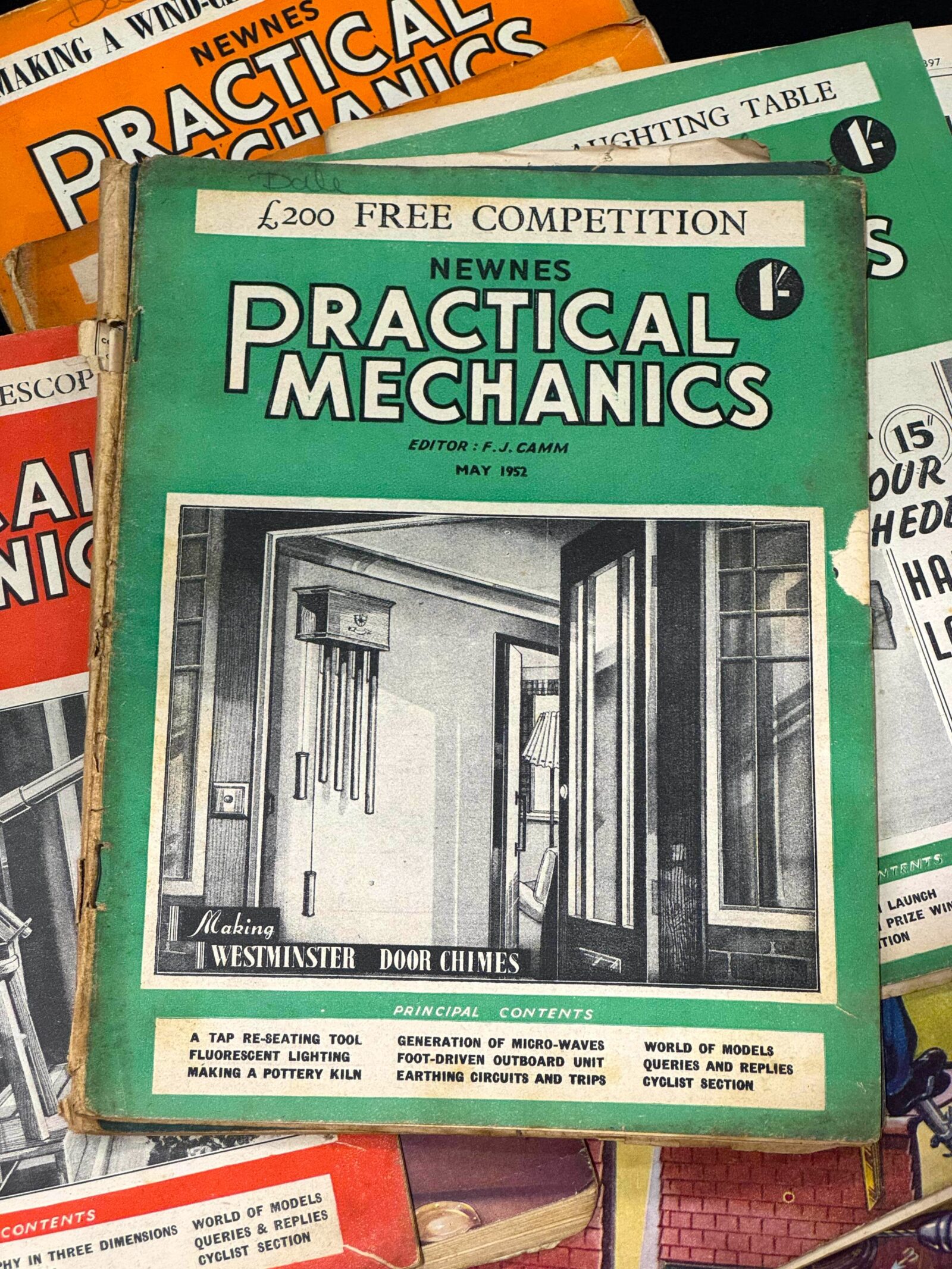 A 25 Issue Mid-Century Collection Of Practical Mechanics Magazine