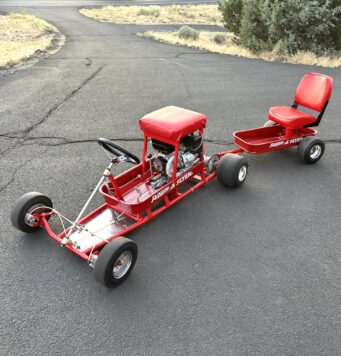 For Sale: A Radio Flyer Wagon Go-Kart (With Trailer)