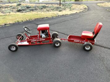 For Sale: A Radio Flyer Wagon Go-Kart (With Trailer)