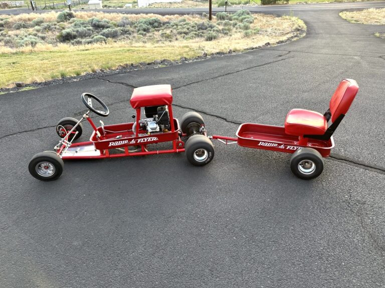 For Sale: A Radio Flyer Wagon Go-Kart (With Trailer)