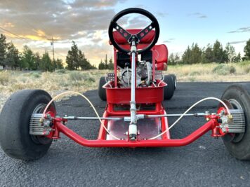 For Sale: A Radio Flyer Wagon Go-Kart (With Trailer)