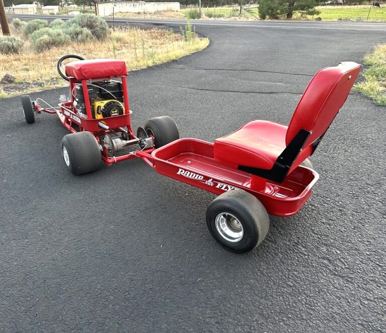 For Sale: A Radio Flyer Wagon Go-Kart (With Trailer)