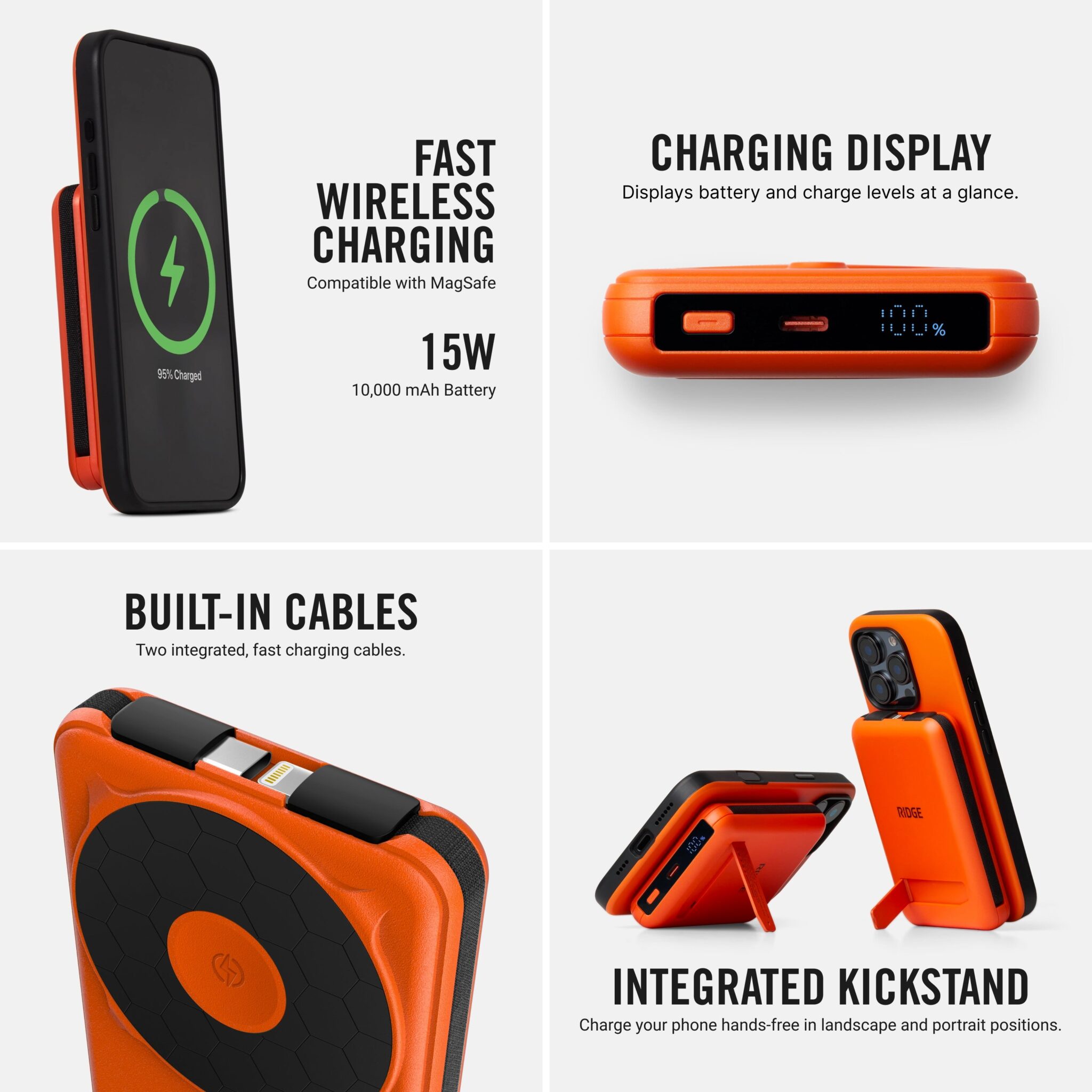 The Ridge Magnetic Power Bank: Wirelessly Charge Your Devices On The Go