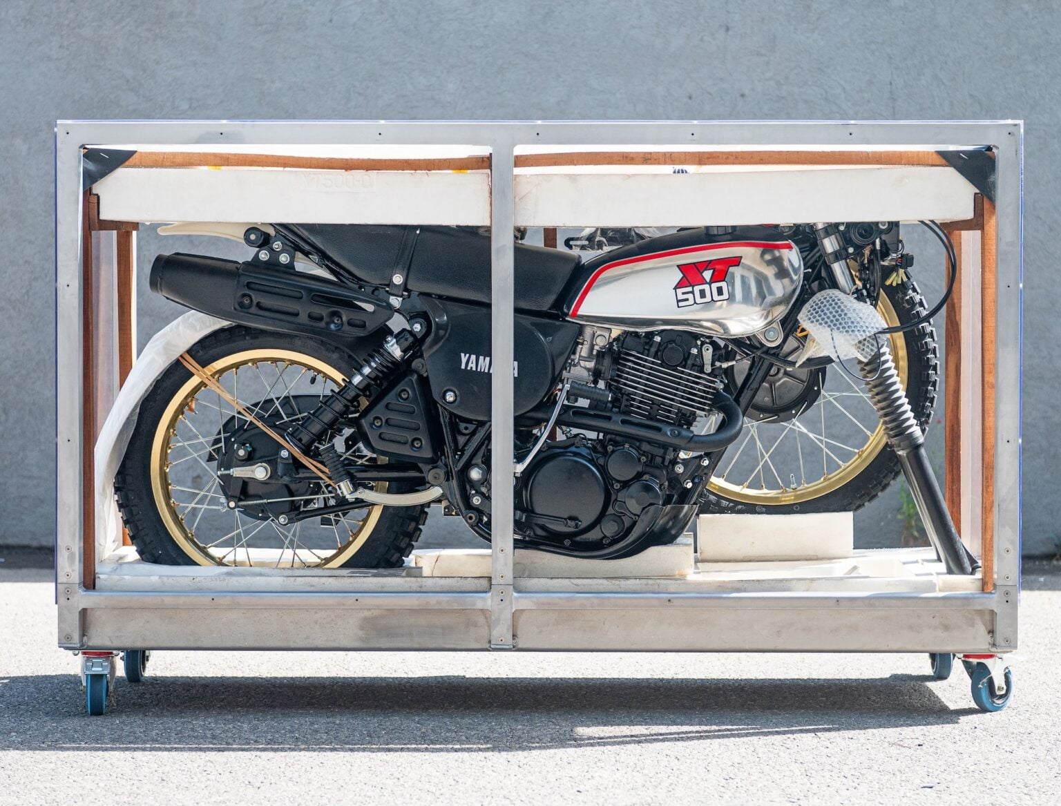 Still In The Factory Crate! An Incredible 1988 Yamaha XT500