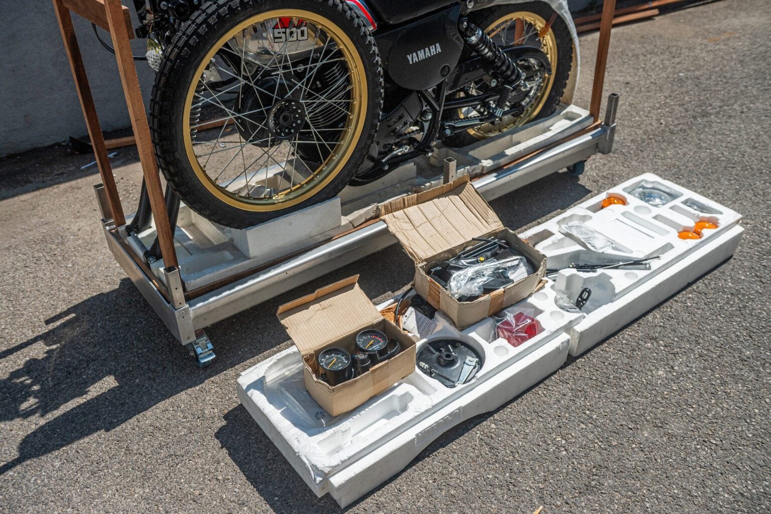 Still In The Factory Crate! An Incredible 1988 Yamaha XT500