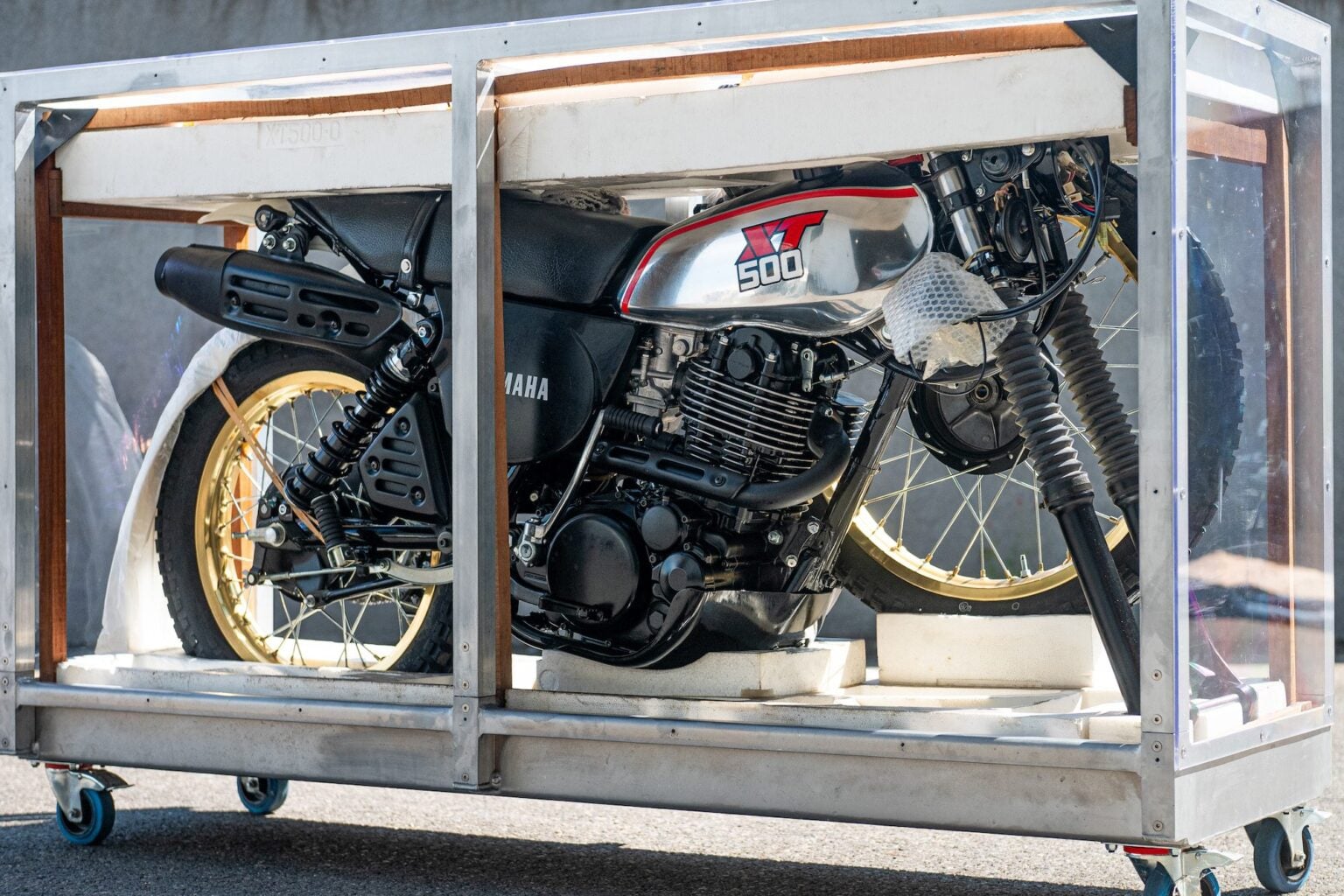 Still In The Factory Crate! An Incredible 1988 Yamaha XT500