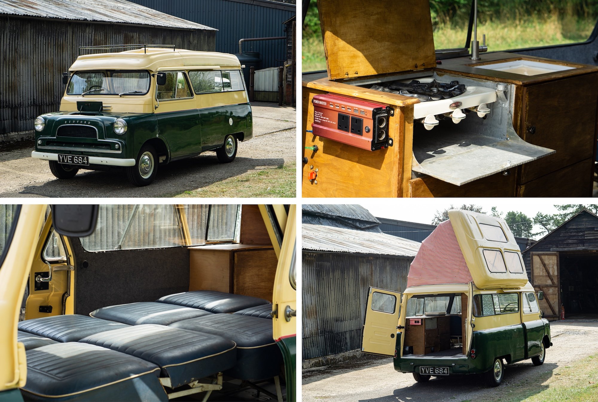 Fully-Restored! A Beautiful 1961 Bedford CA Camper Van