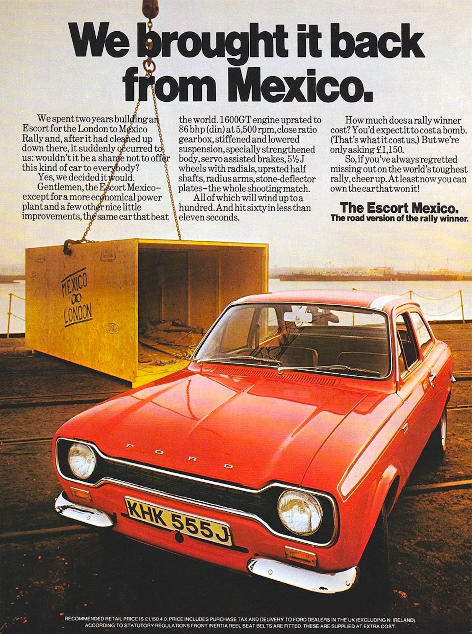 For Sale: A Rare "Super Speed" 3.0 Liter Ford Escort Mexico