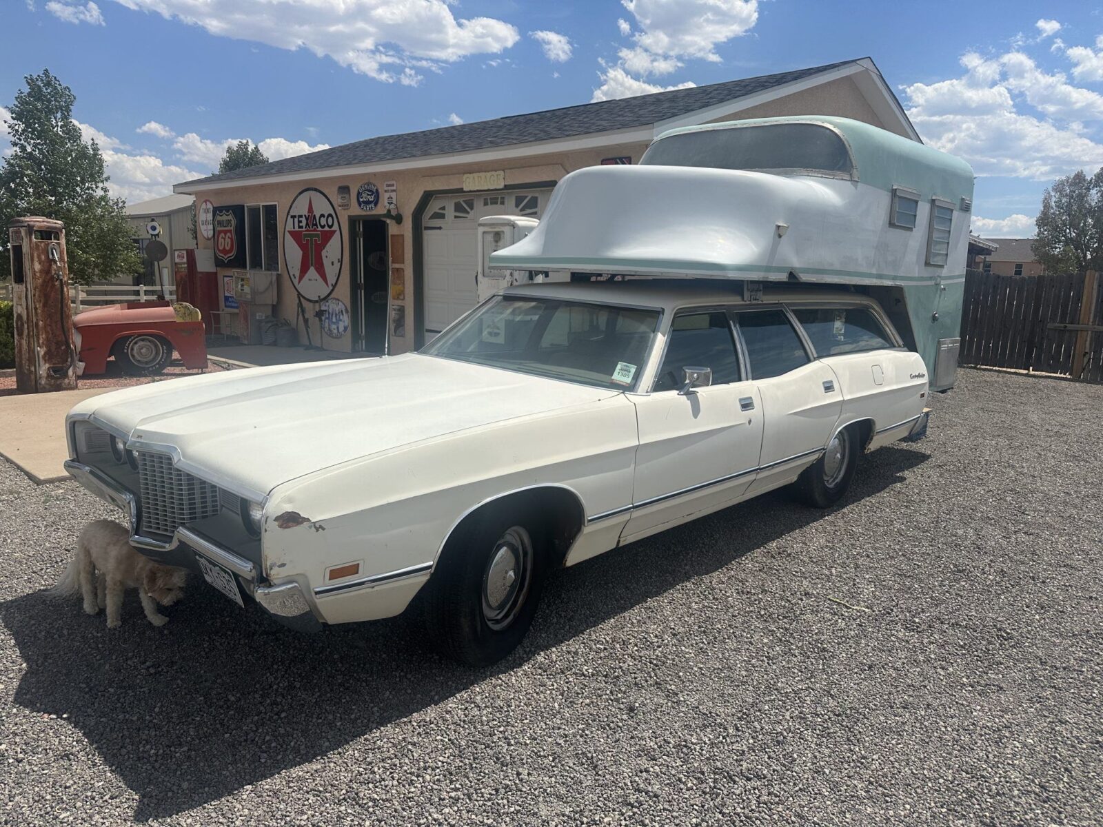 Retro Home-On-Wheels: A Ford Country Sedan + ToteMotel Roof Camper