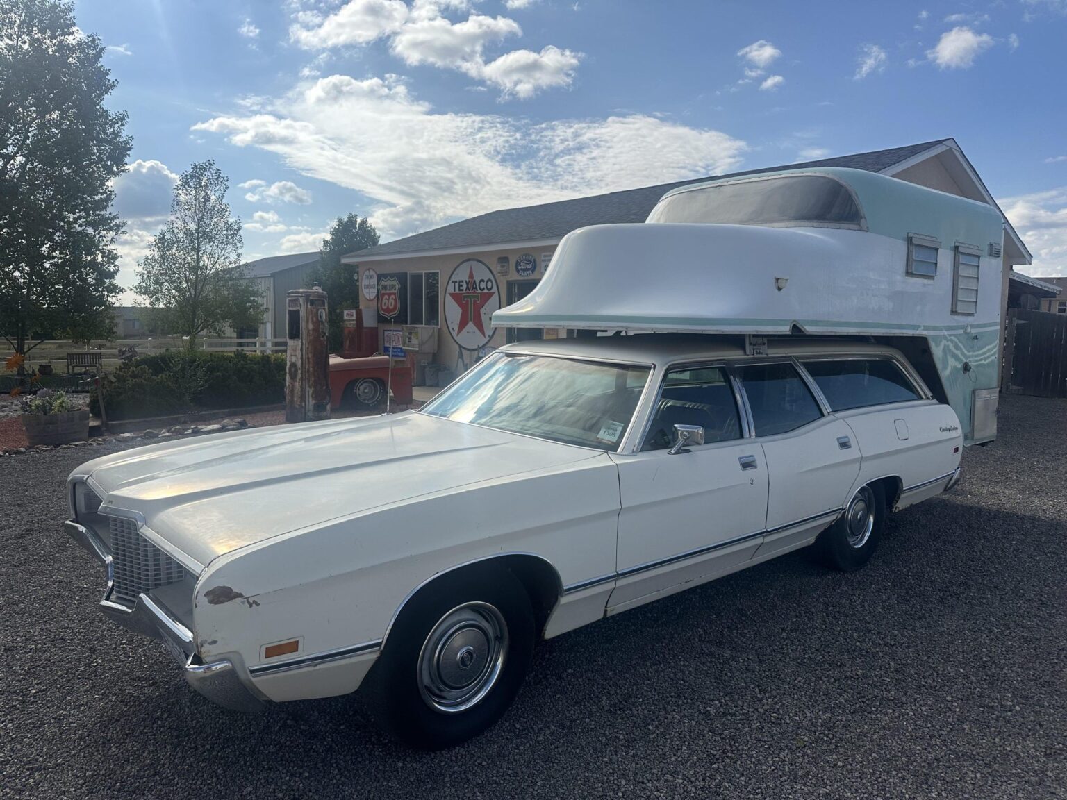 Retro Home-On-Wheels: A Ford Country Sedan + ToteMotel Roof Camper