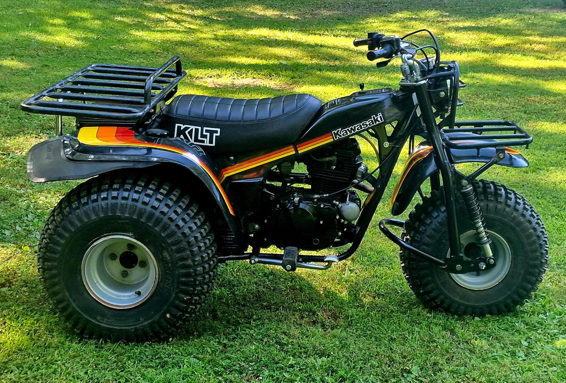 A Rare Retro Workhorse: The Kawasaki KLT250 Prairie