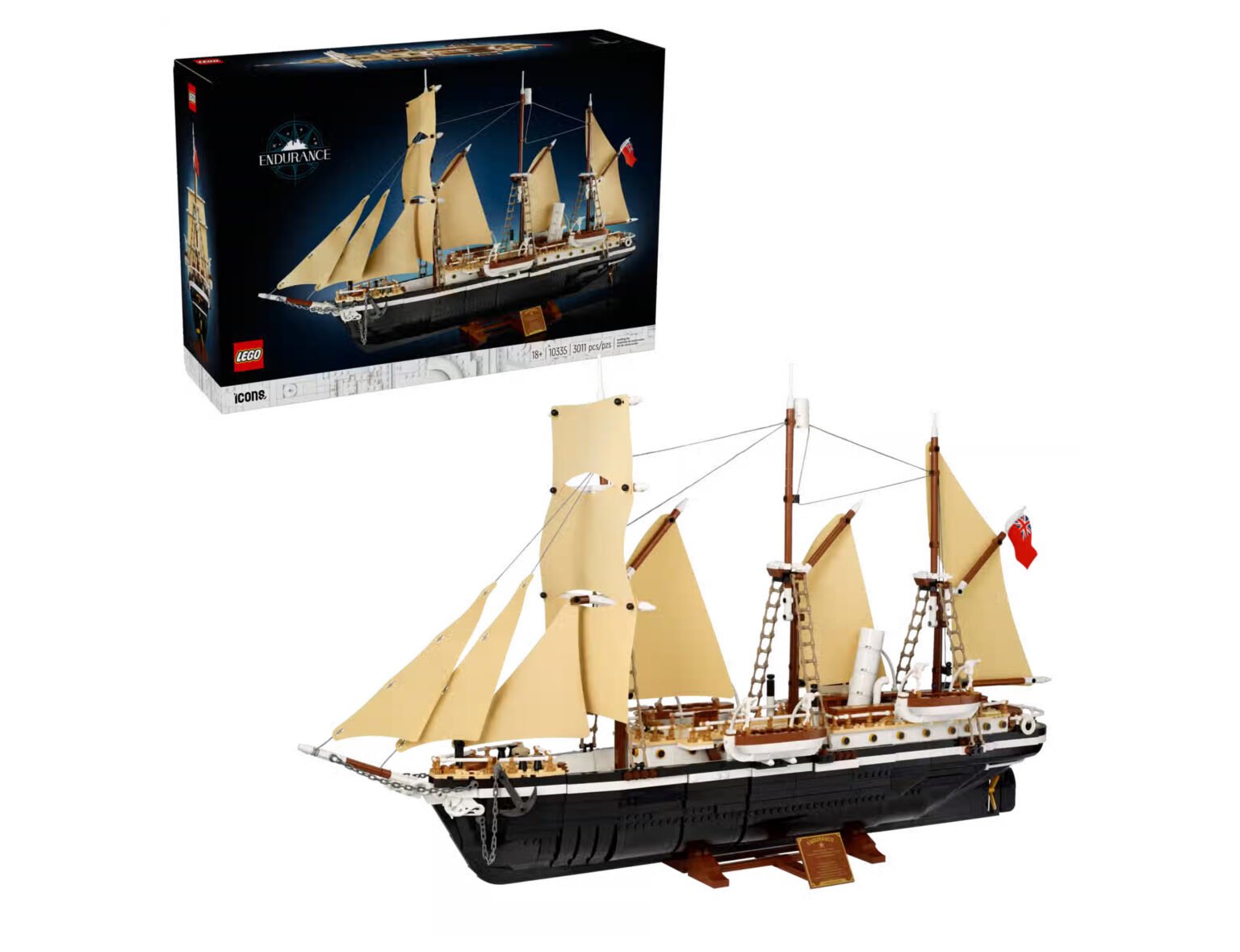 Lego® Icons: Ernest Shackleton's Endurance - An Incredible 3,011 Piece ...