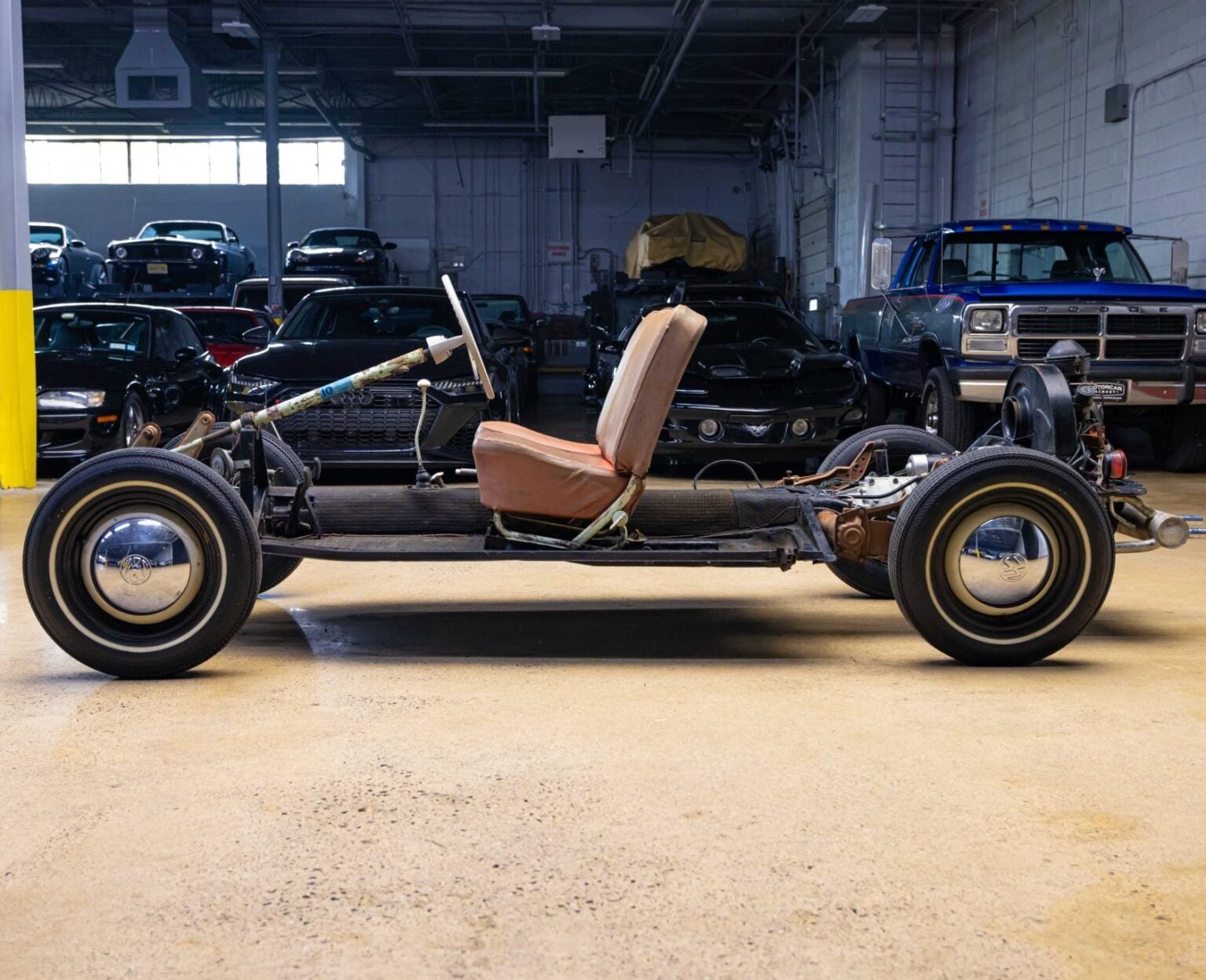 For Sale: A Rolling VW Beetle Chassis + Powertrain