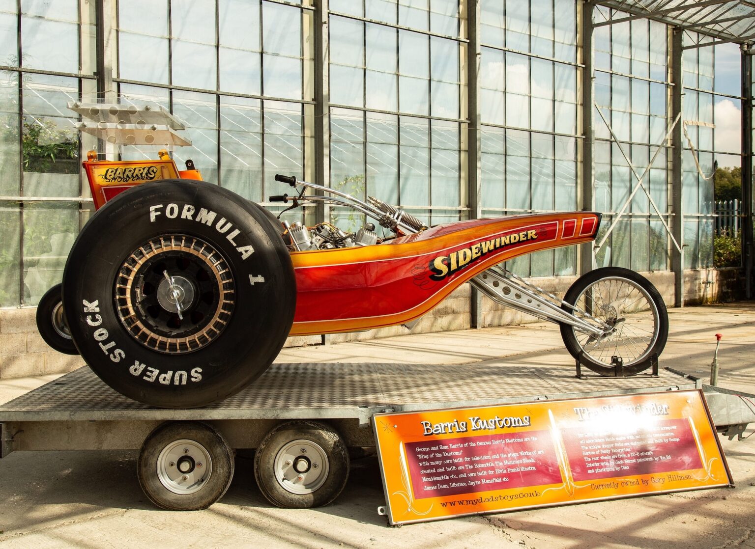 The 1975 George Barris "Sidewinder" - With Douglas DC-6 Airliner Wheels