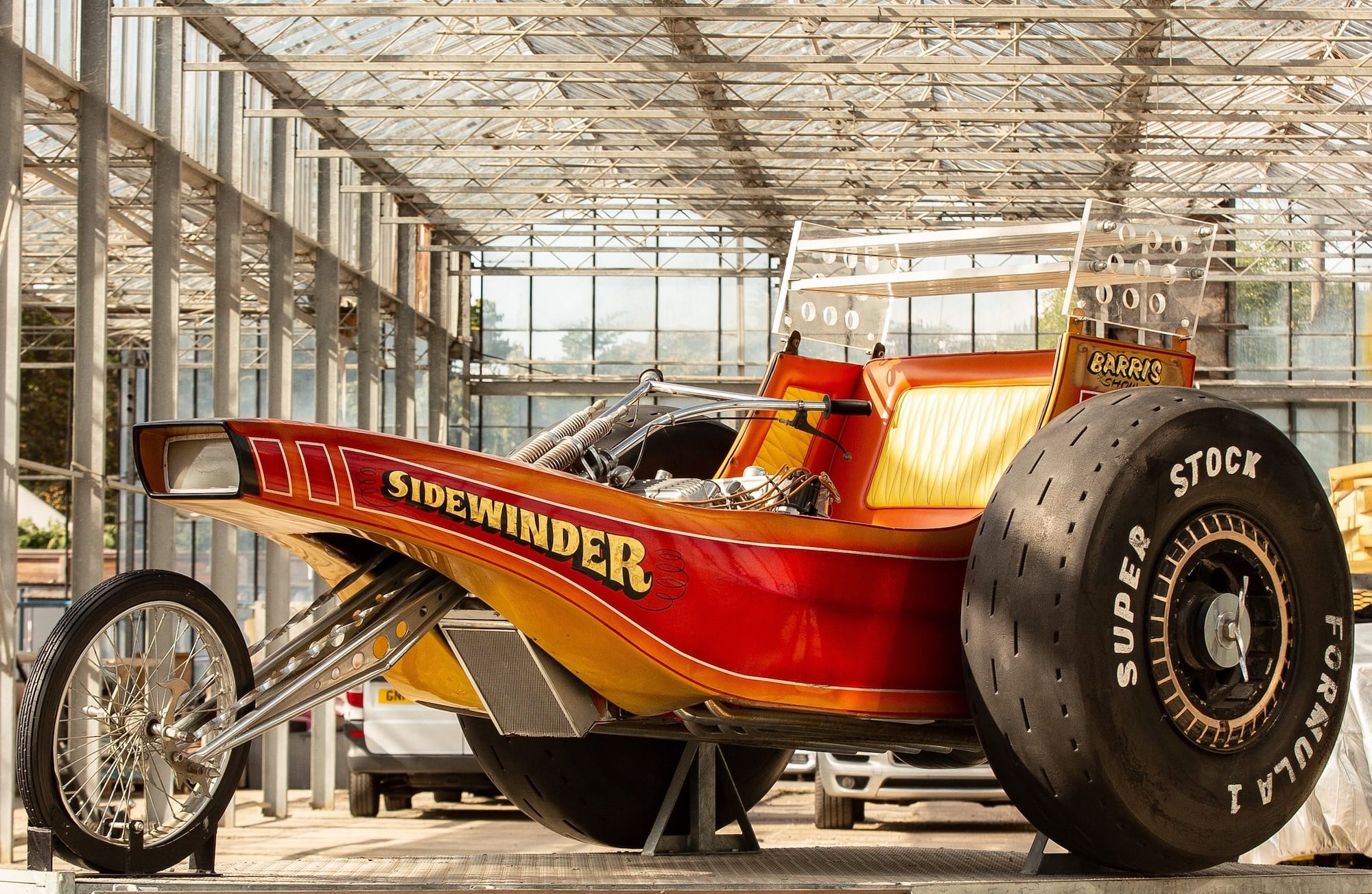 The 1975 George Barris "Sidewinder" - With Douglas DC-6 Airliner Wheels