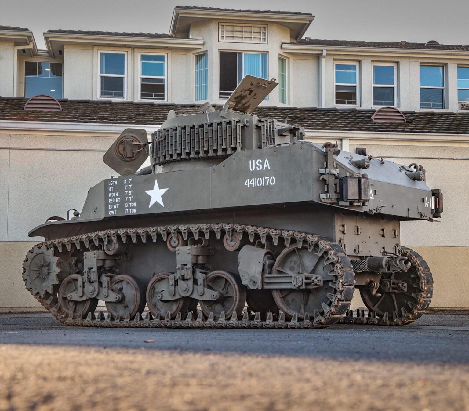 There's A Twin Cadillac V8-Powered Stuart M5A1 Tank For Sale