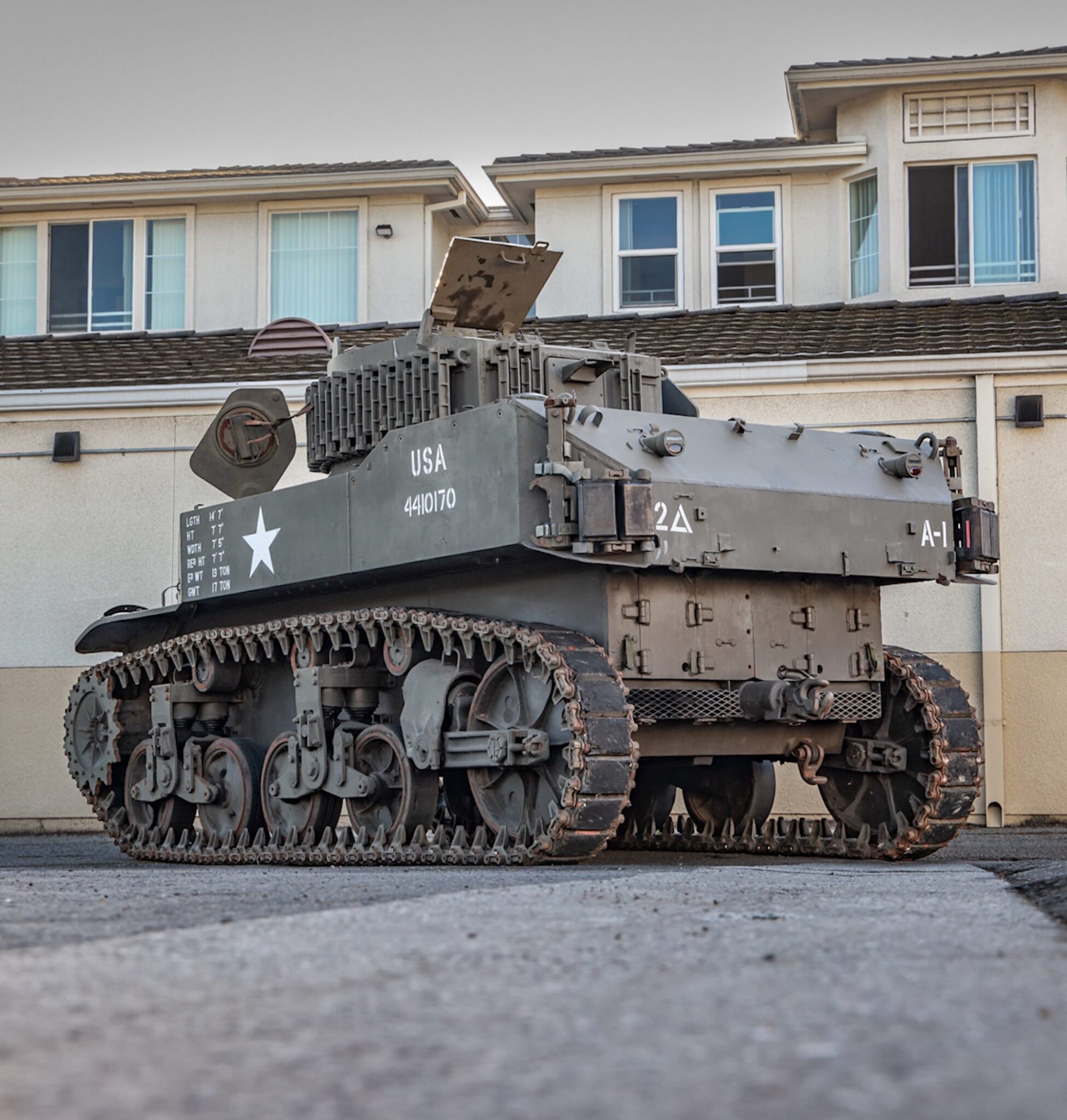 There's A Twin Cadillac V8-Powered Stuart M5A1 Tank For Sale