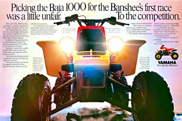 Retro Two-Stroke Speed Machine: A Wild Yamaha Banshee From The 1990s