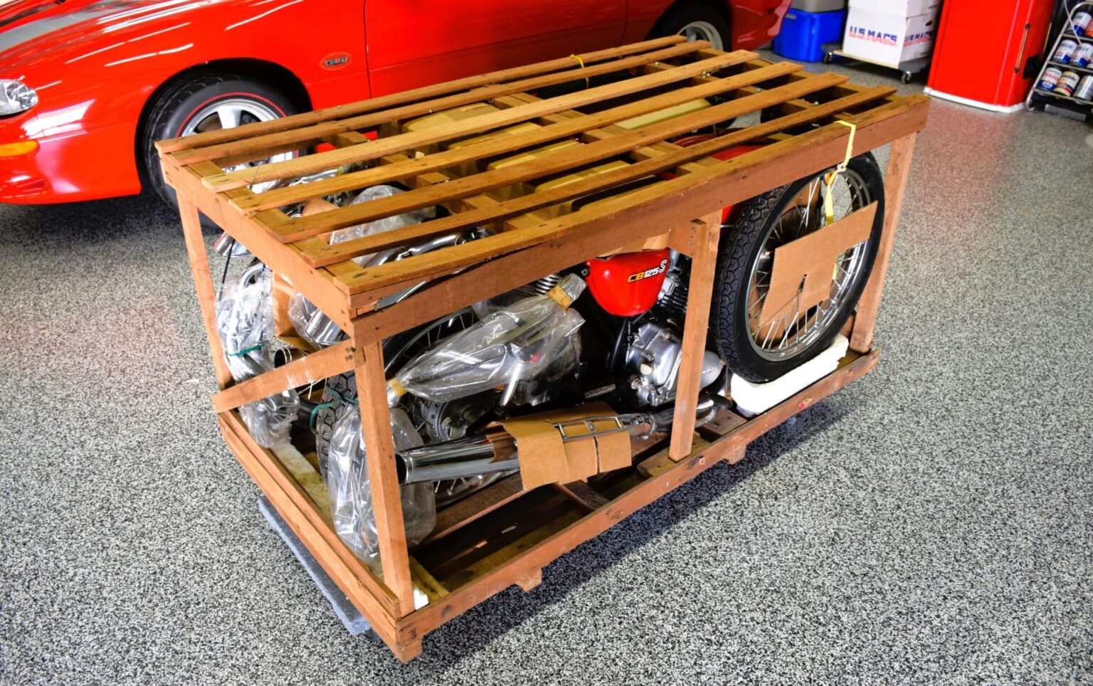 Still In The Factory Crate! A Pair Of Matching 1978 Honda Motorcycles