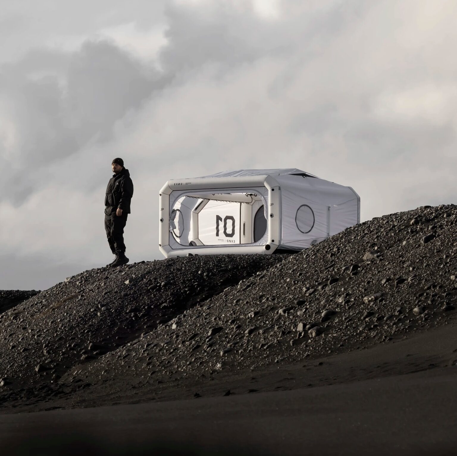 21st Century Camping: The Exod POD-01 Air Station™ Shelter