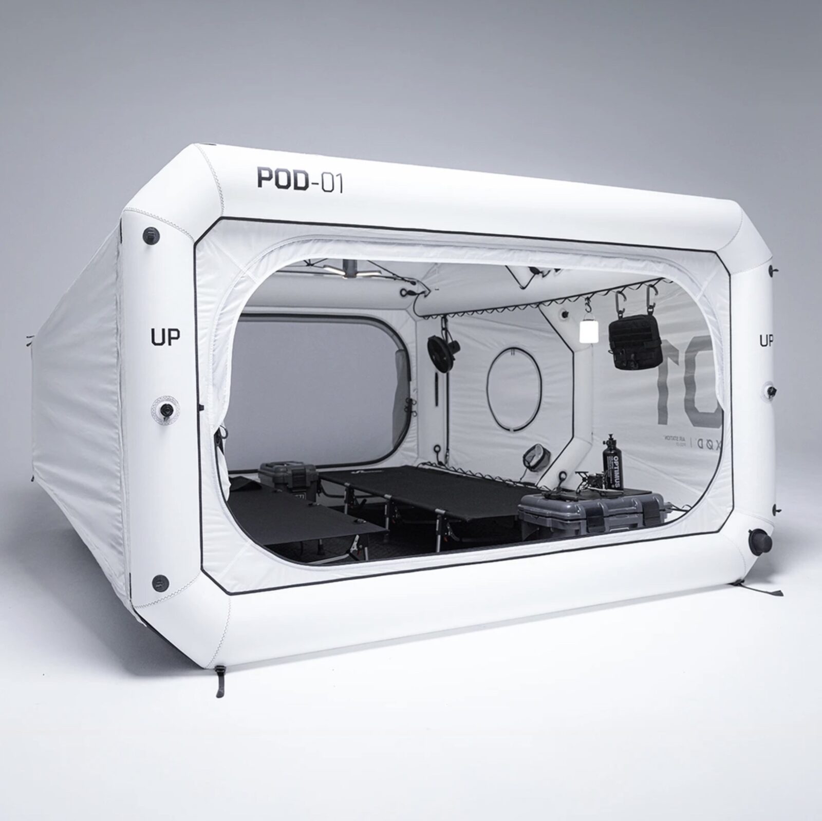 21st Century Camping: The Exod POD-01 Air Station™ Shelter