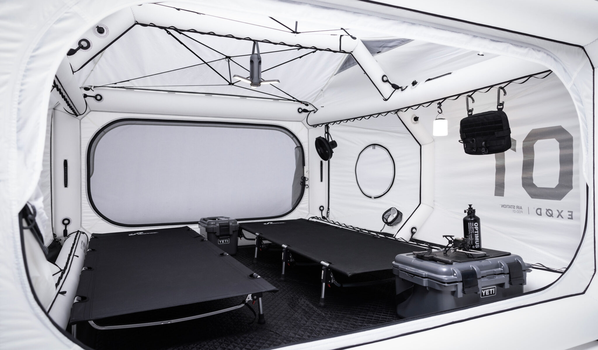 21st Century Camping: The Exod POD-01 Air Station™ Shelter