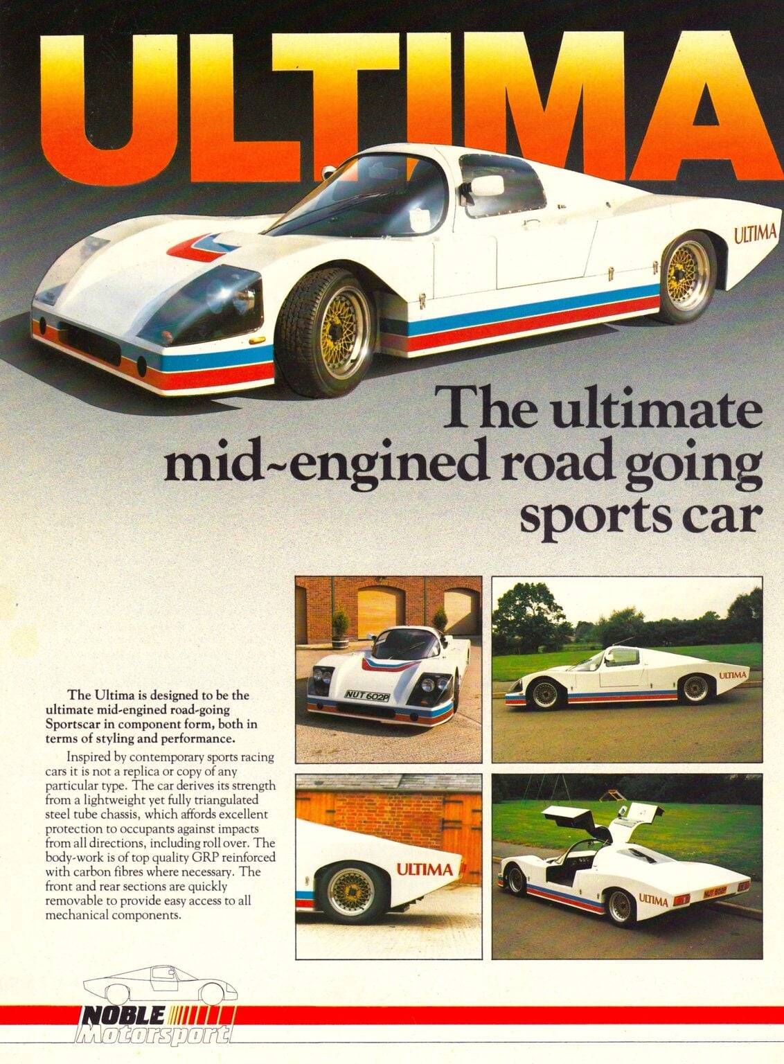A Rare 1983 Ultima Mk3 - As Seen On The "Car S.O.S." TV series
