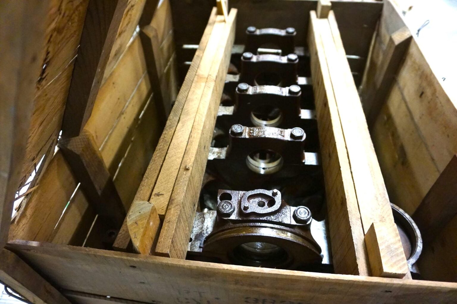 62 Years In The Factory Crate! A Chevrolet 409 V8 Short Block