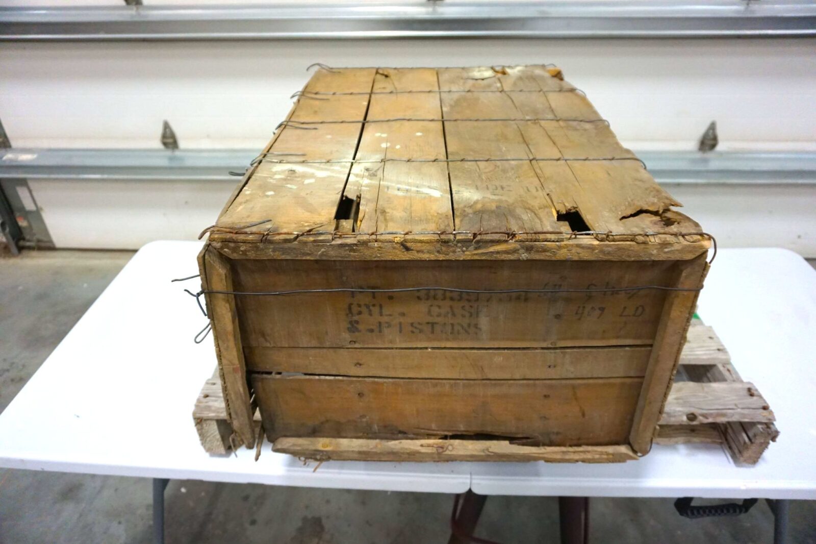 62 Years In The Factory Crate! A Chevrolet 409 V8 Short Block