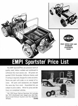 For Sale: A Rare EMPI Sportster Dune Buggy