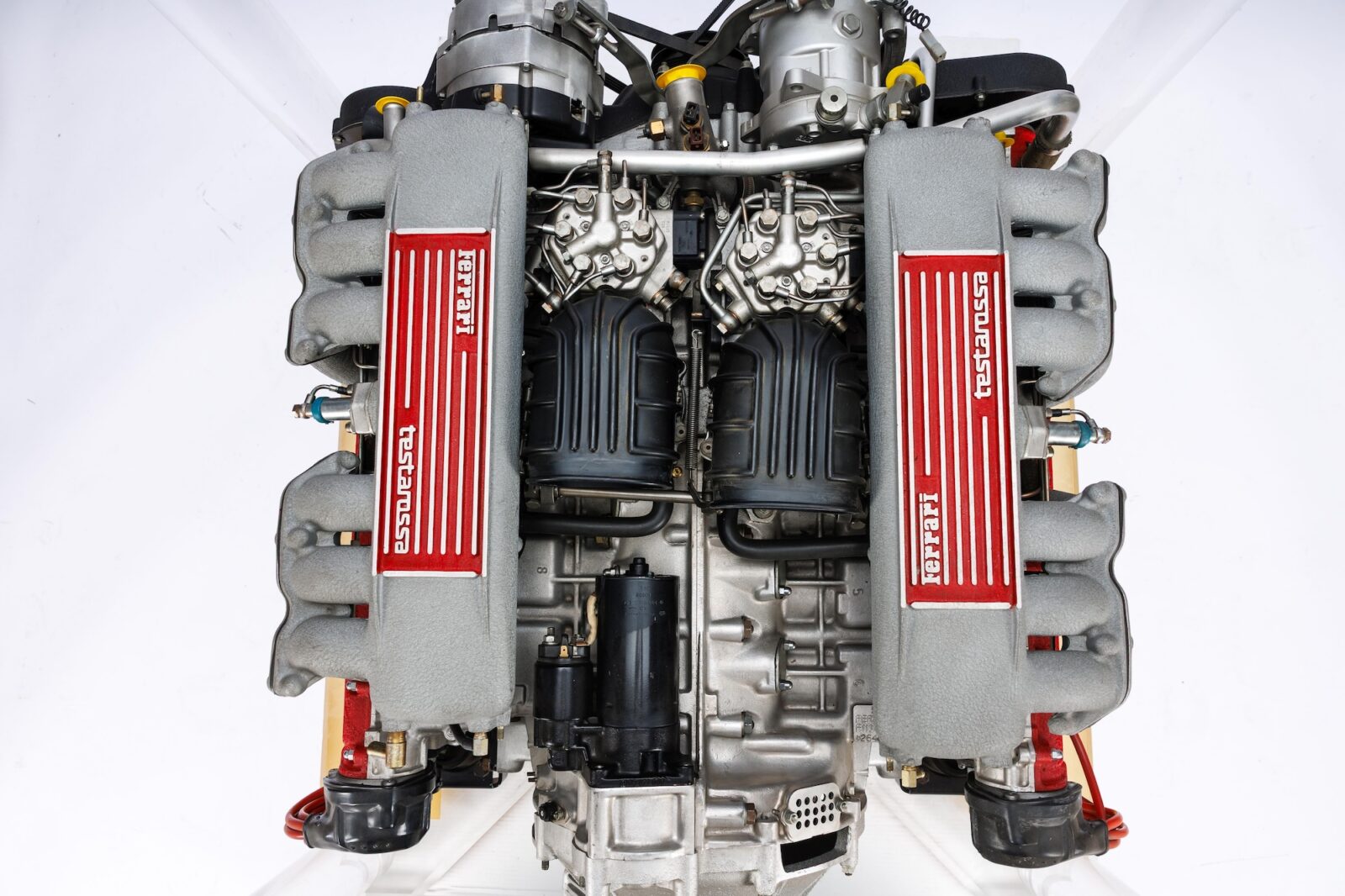 Peak 1980s Home Furnishings: A Ferrari Testarossa Engine Coffee Table
