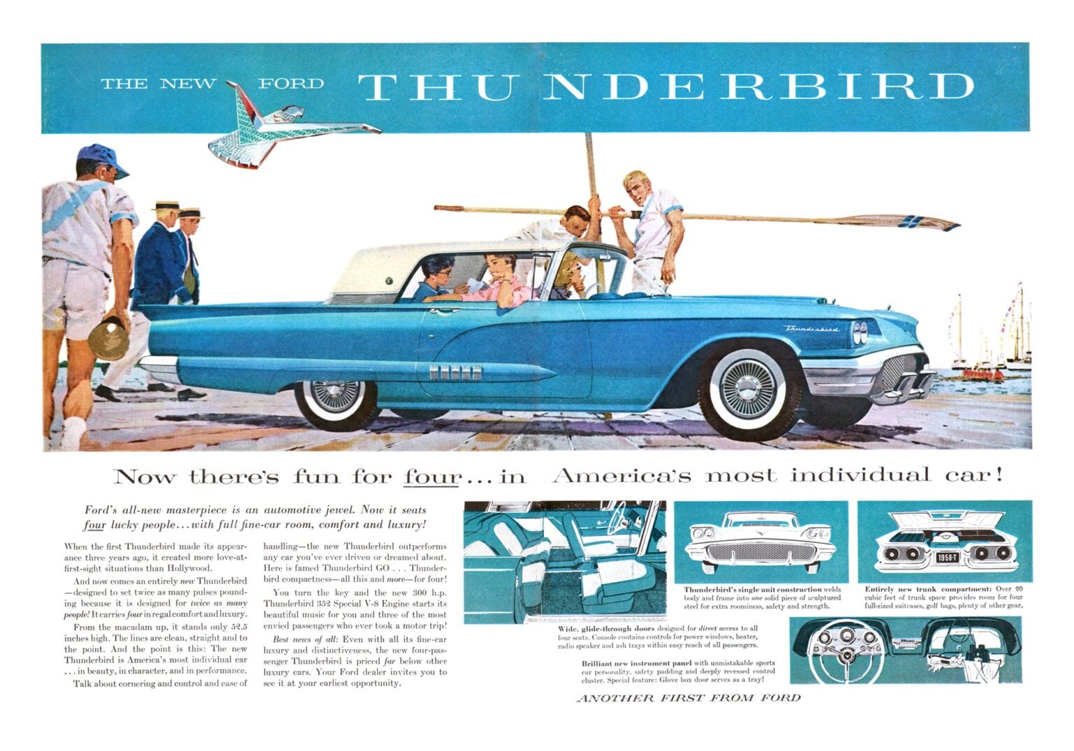 Jet Age Sleeper: A 427 SOHC Cammer V8-Swapped 1959 Ford Thunderbird