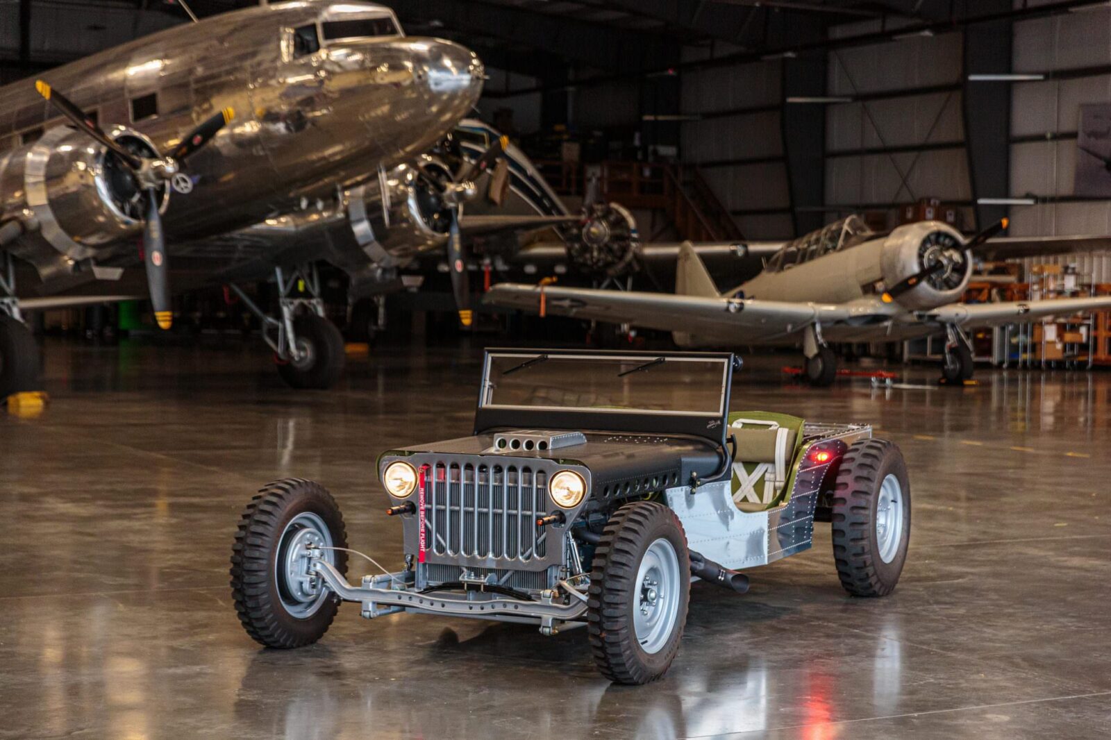 For Sale: A "Warbird Jeep" Hot Rod - With Dual Controls!