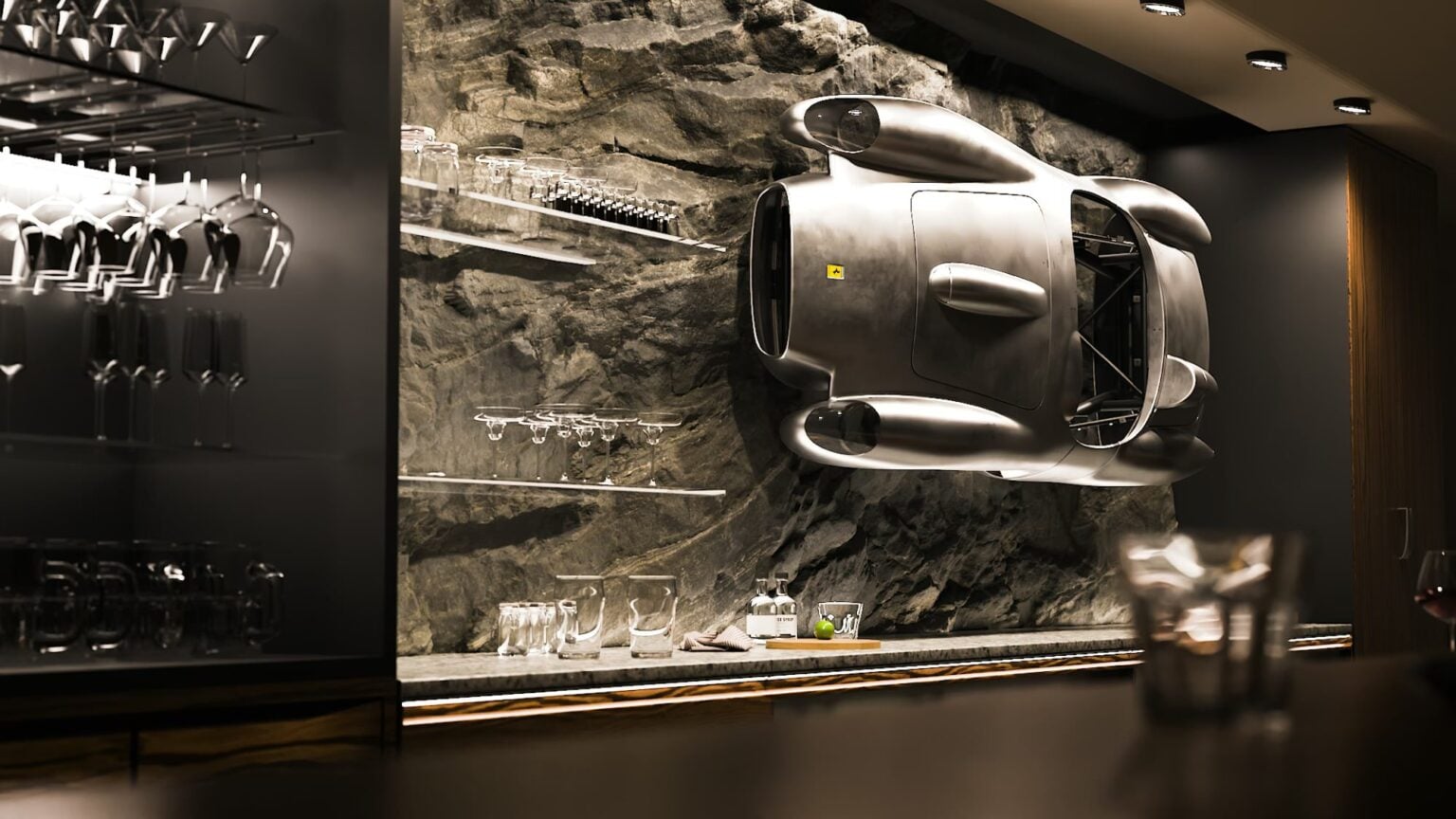 The Incredible 10 Foot Long Testa Rossa J Sculpture - Licensed By Ferrari