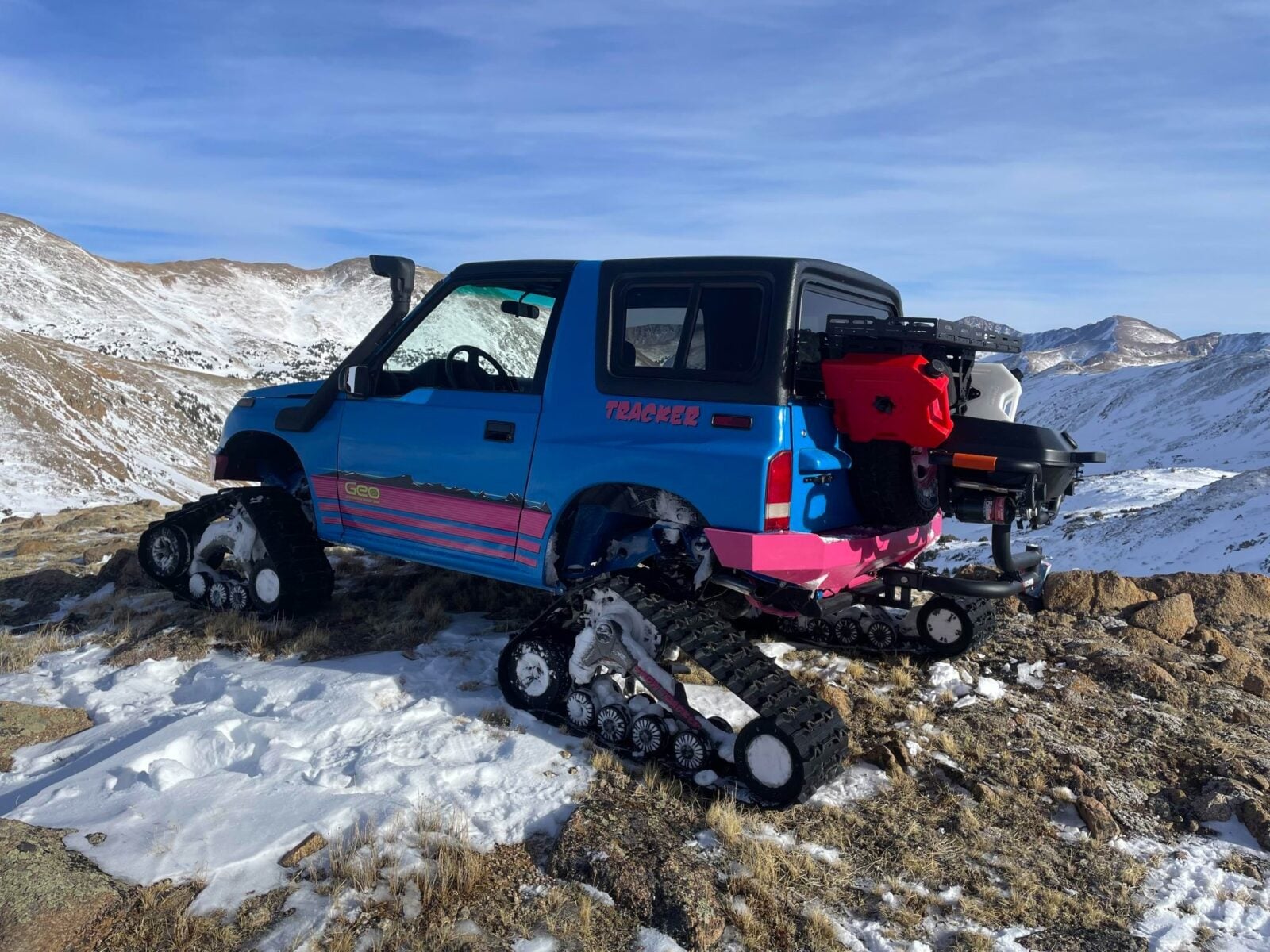 For Sale: A Retro 1993 Geo Tracker With A Camso Track System