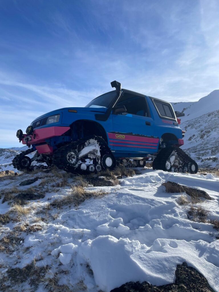 For Sale: A Retro 1993 Geo Tracker With A Camso Track System