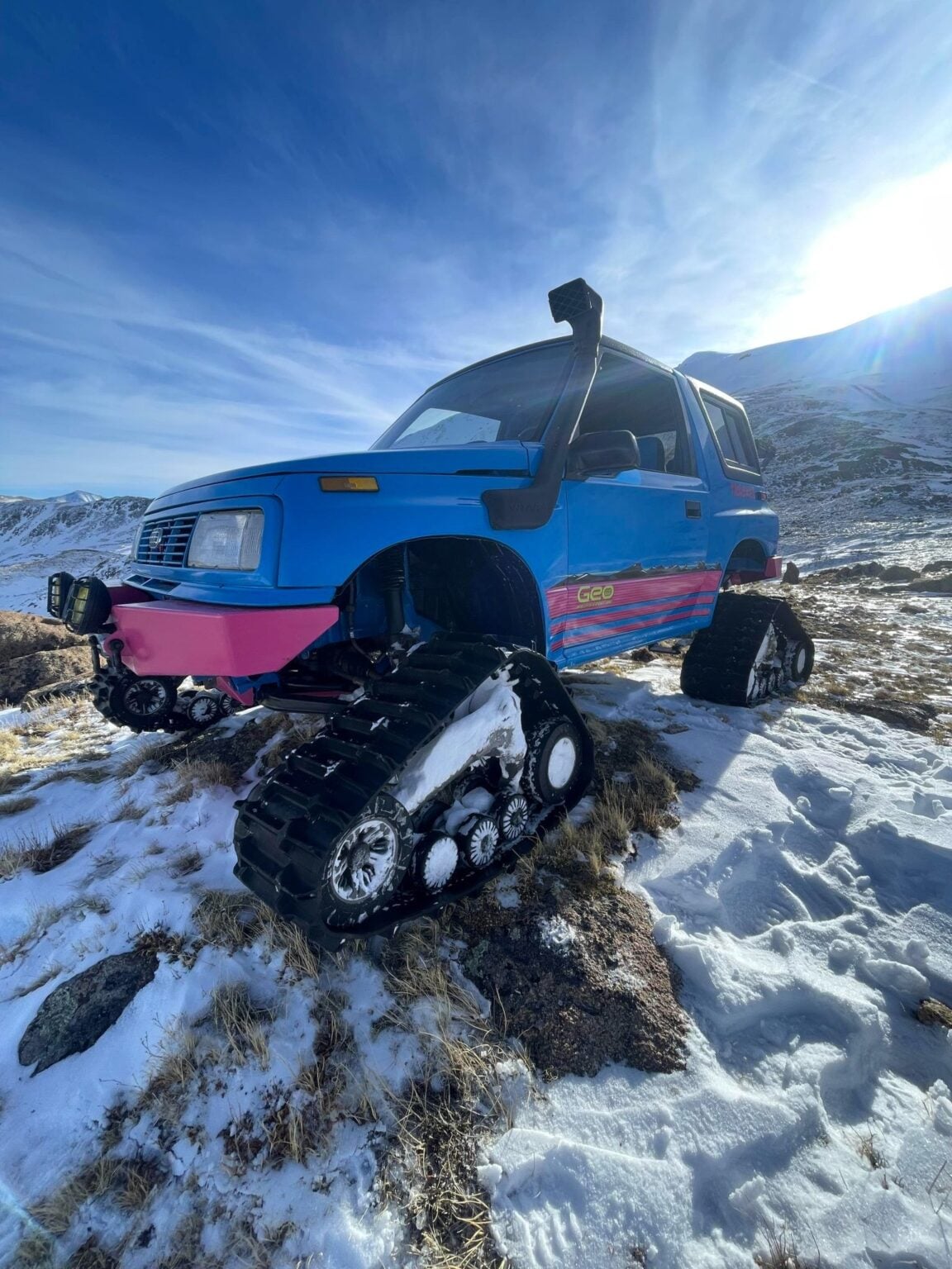 For Sale: A Retro 1993 Geo Tracker With A Camso Track System