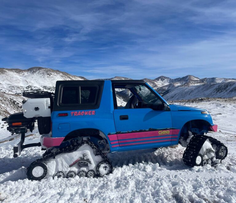 For Sale: A Retro 1993 Geo Tracker With A Camso Track System