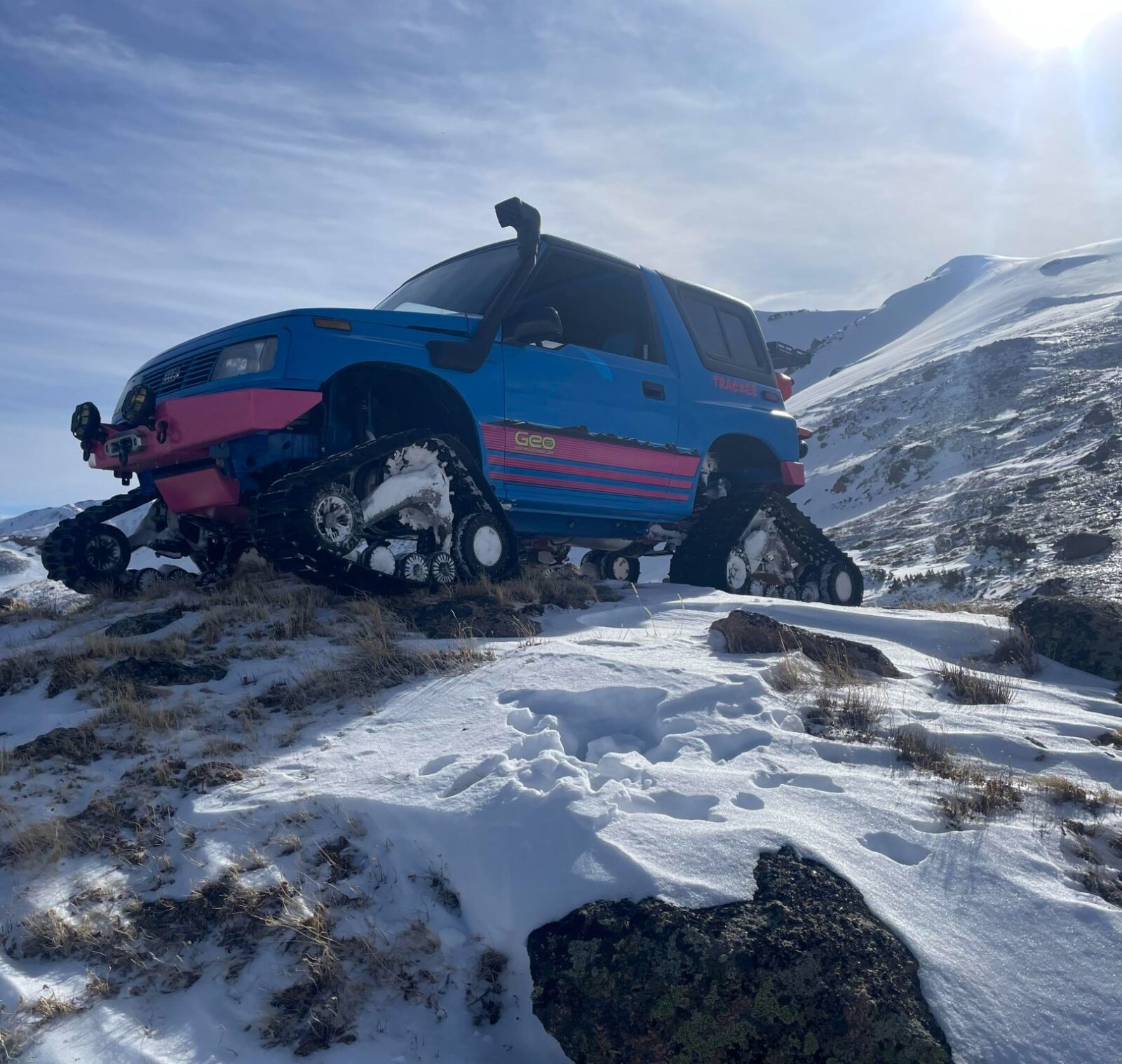 For Sale: A Retro 1993 Geo Tracker With A Camso Track System