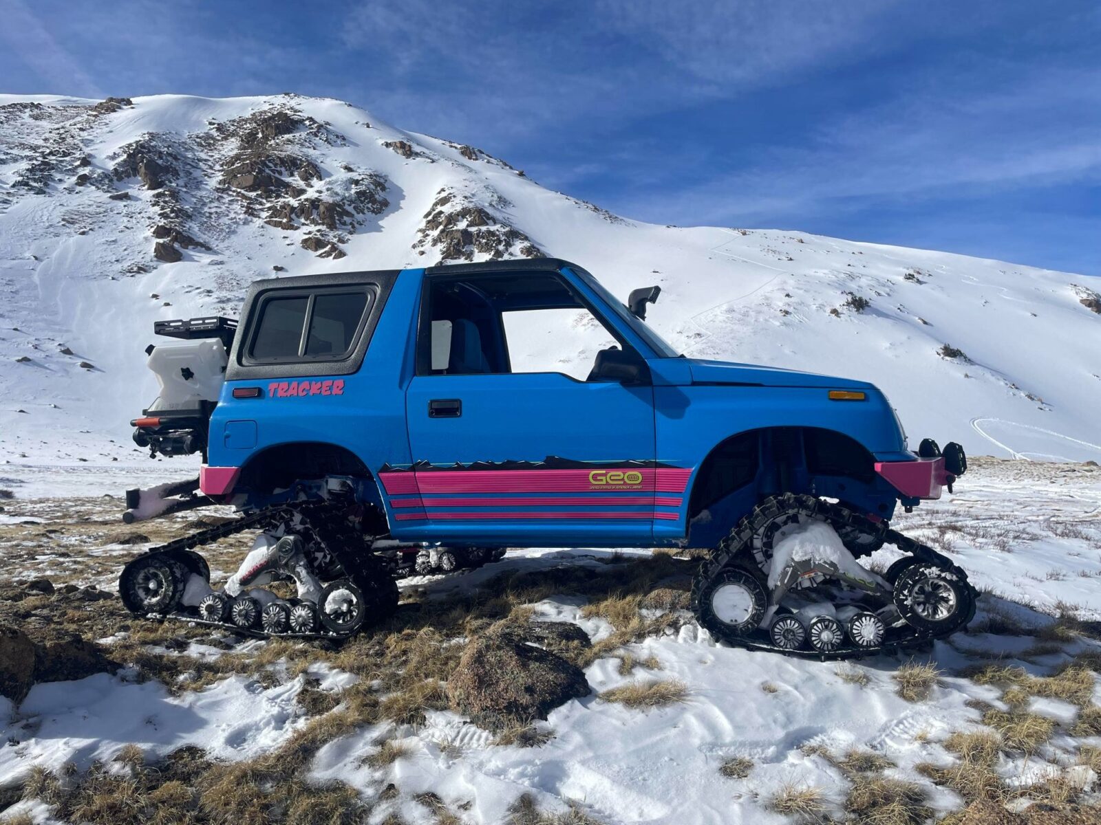 For Sale: A Retro 1993 Geo Tracker With A Camso Track System