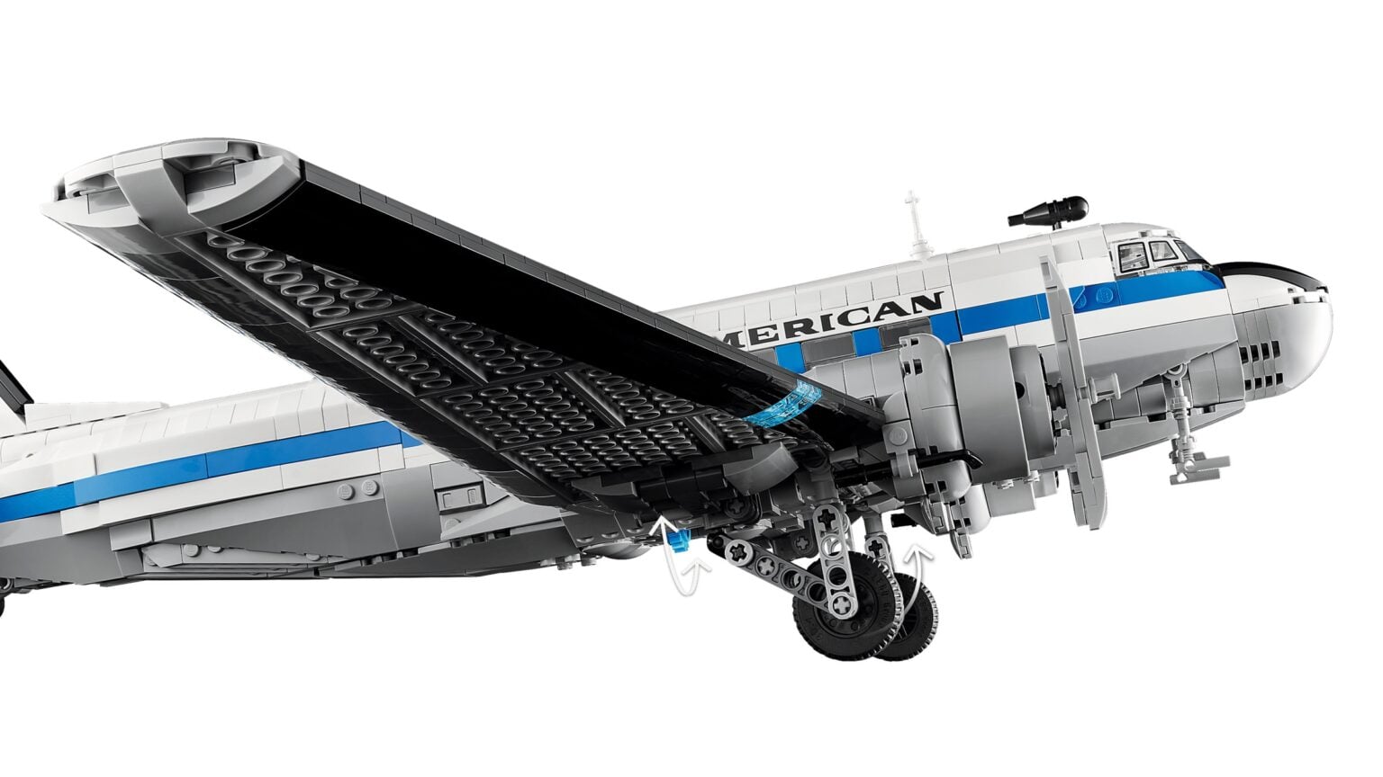 The New 1,903 Piece Lego Douglas DC-3 Pan Am® Airliner